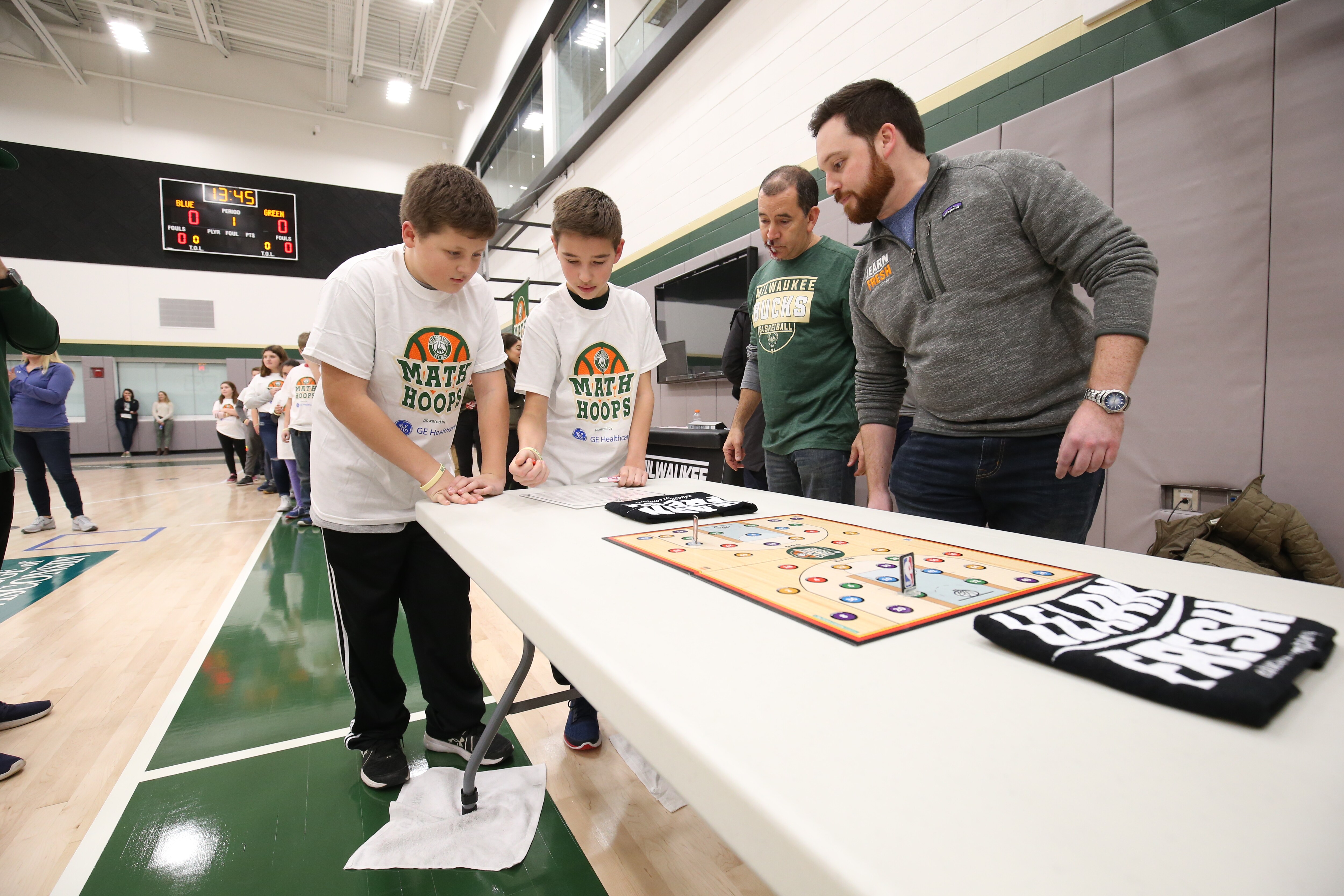 Wisconsin NBA Math Hoops Live Powered by GE Healthcare Photo Gallery ...