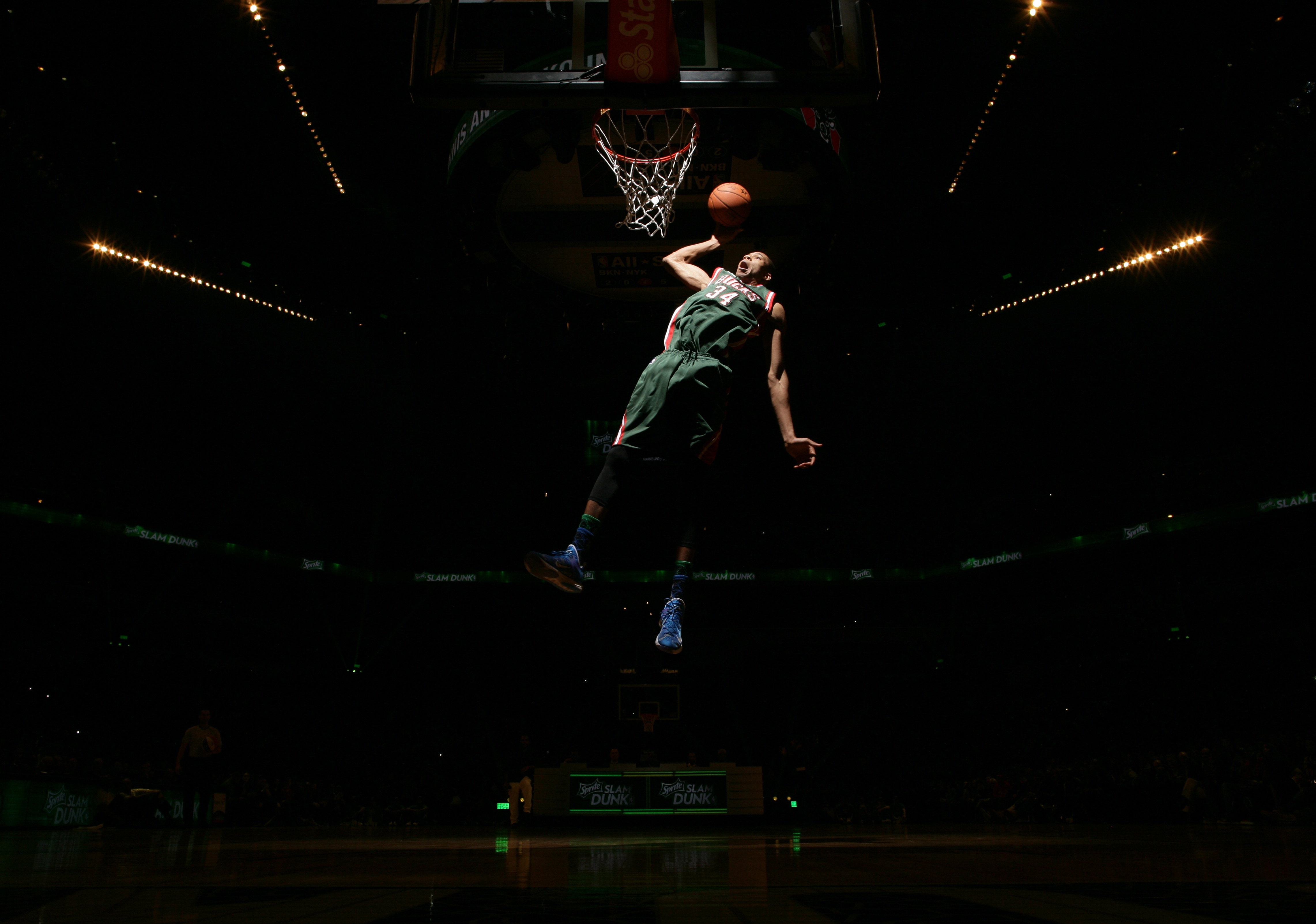 Giannis in the 2015 Sprite Slam Dunk Contest | Milwaukee Bucks