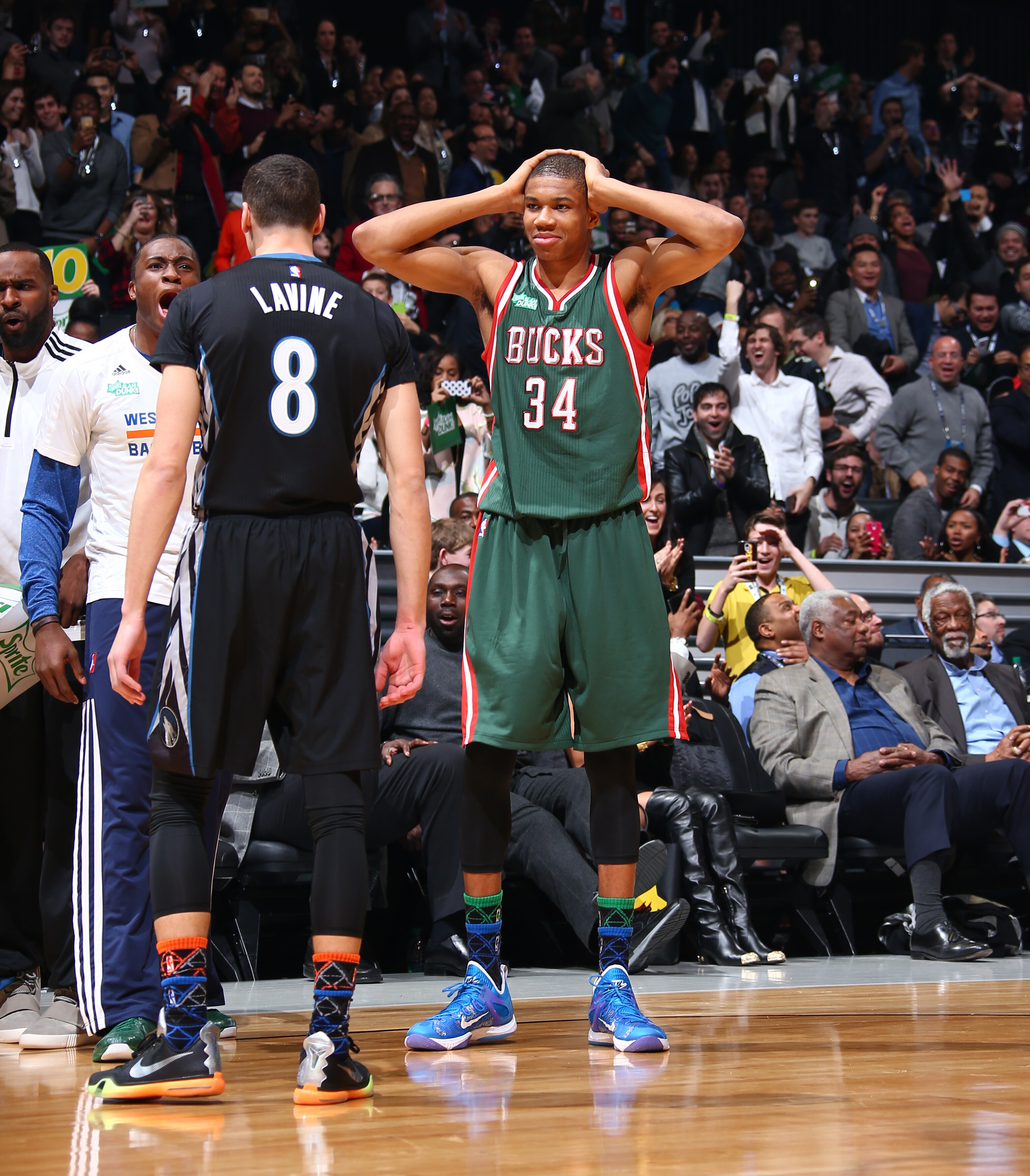 Giannis in the 2015 Sprite Slam Dunk Contest | Milwaukee Bucks