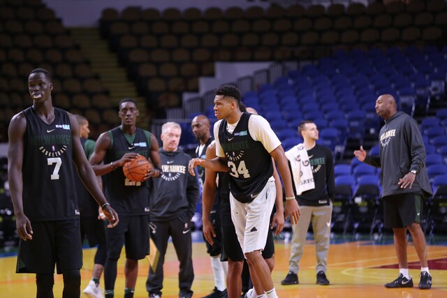 Bucks Practice On MECCA Court Photo Gallery | NBA.com