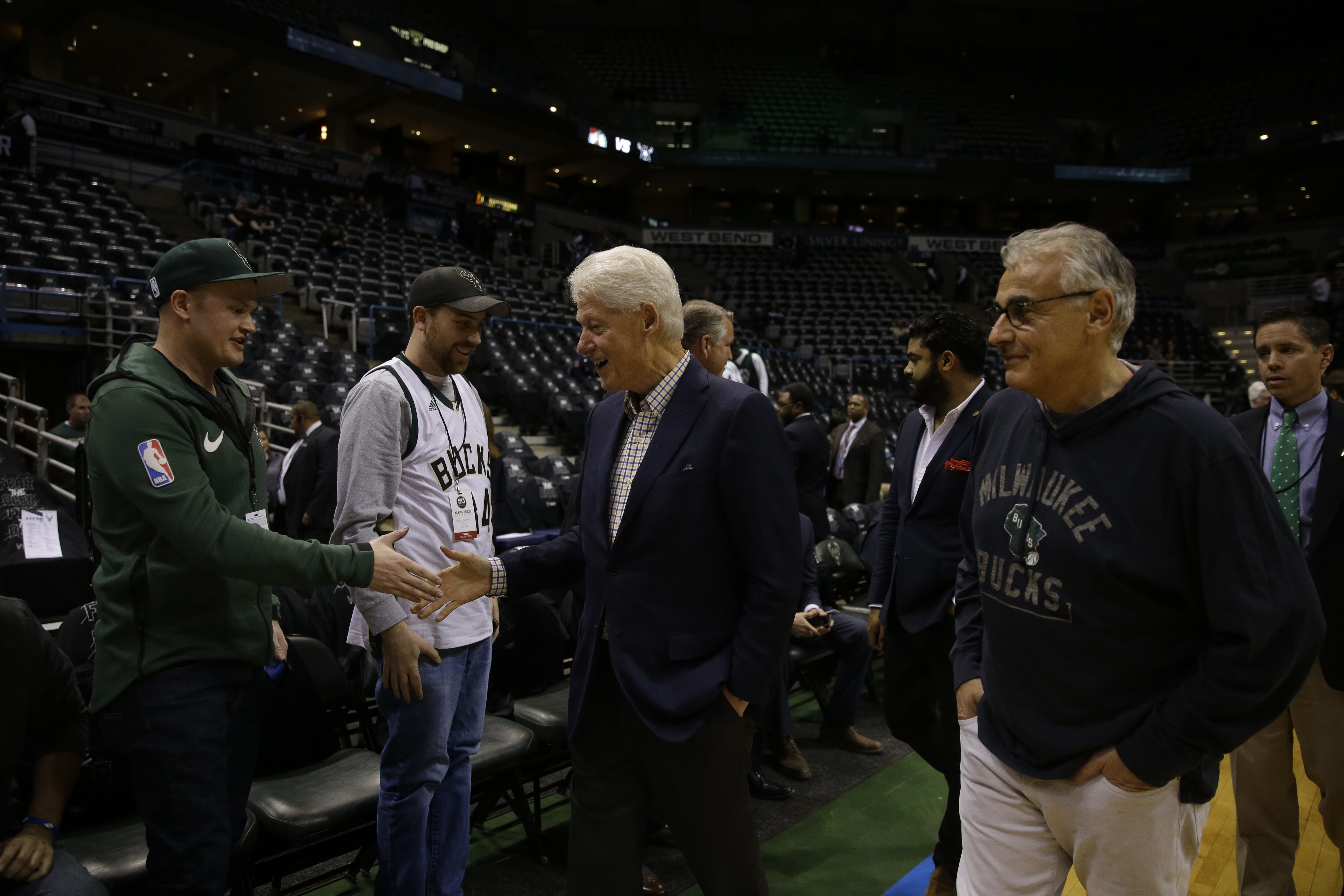 President Clinton Visits Milwaukee For Game Six Photo Gallery | NBA.com
