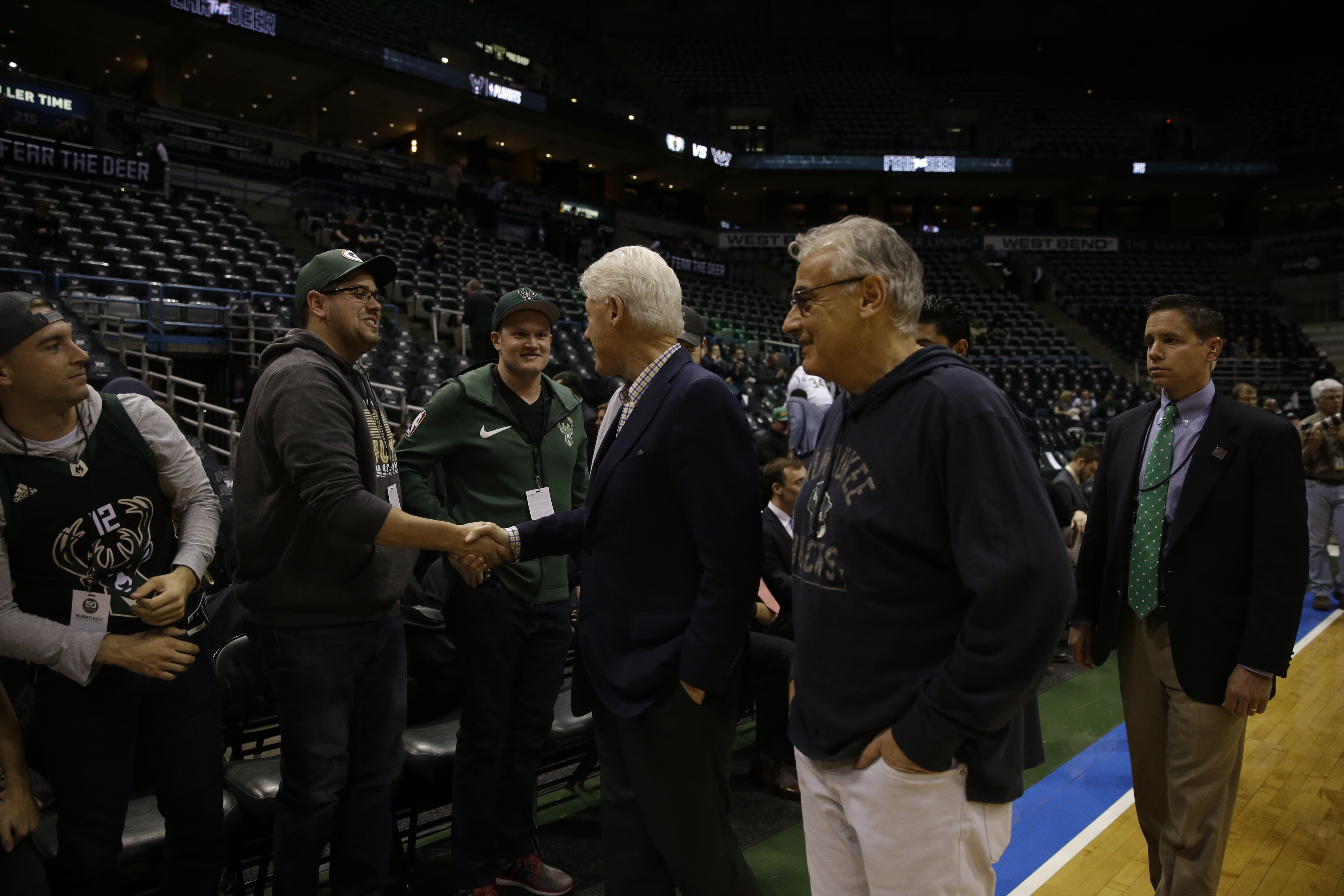 President Clinton Visits Milwaukee For Game Six Photo Gallery | NBA.com