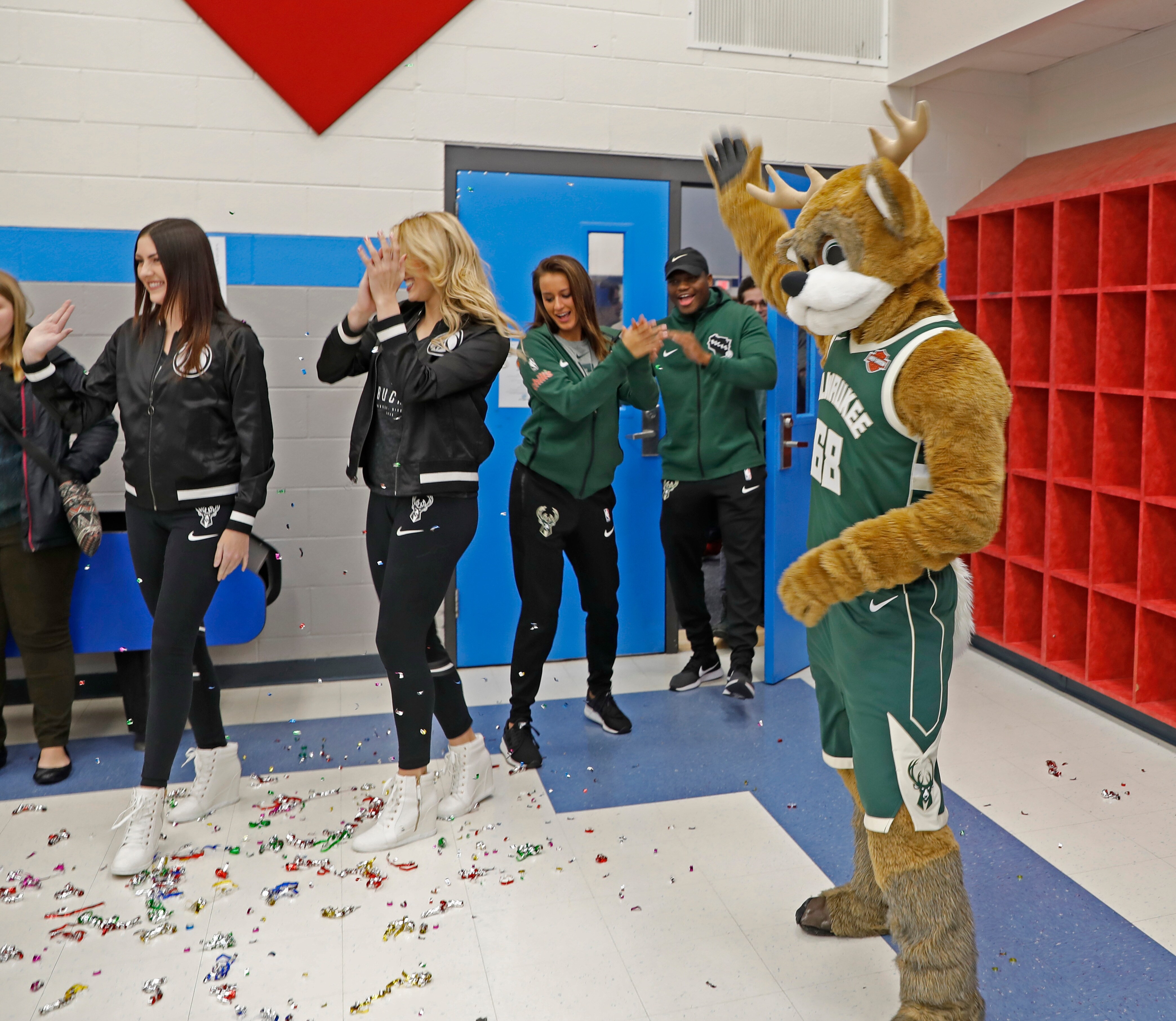 Bucks and Cousins Subs Surprise The Boys & Girls Club of Oshkosh Photo ...