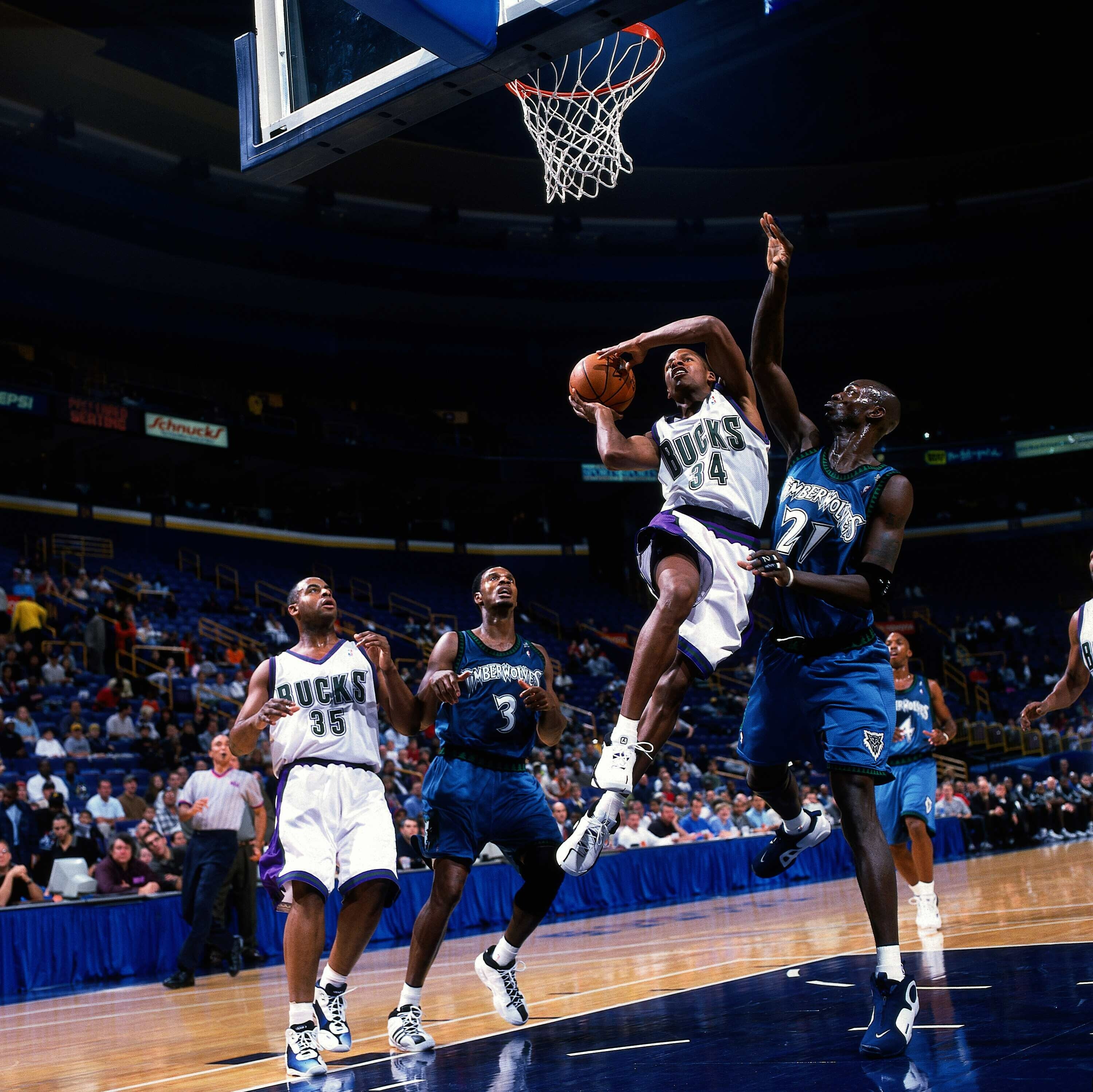 Ray Allen Bucks Dunk