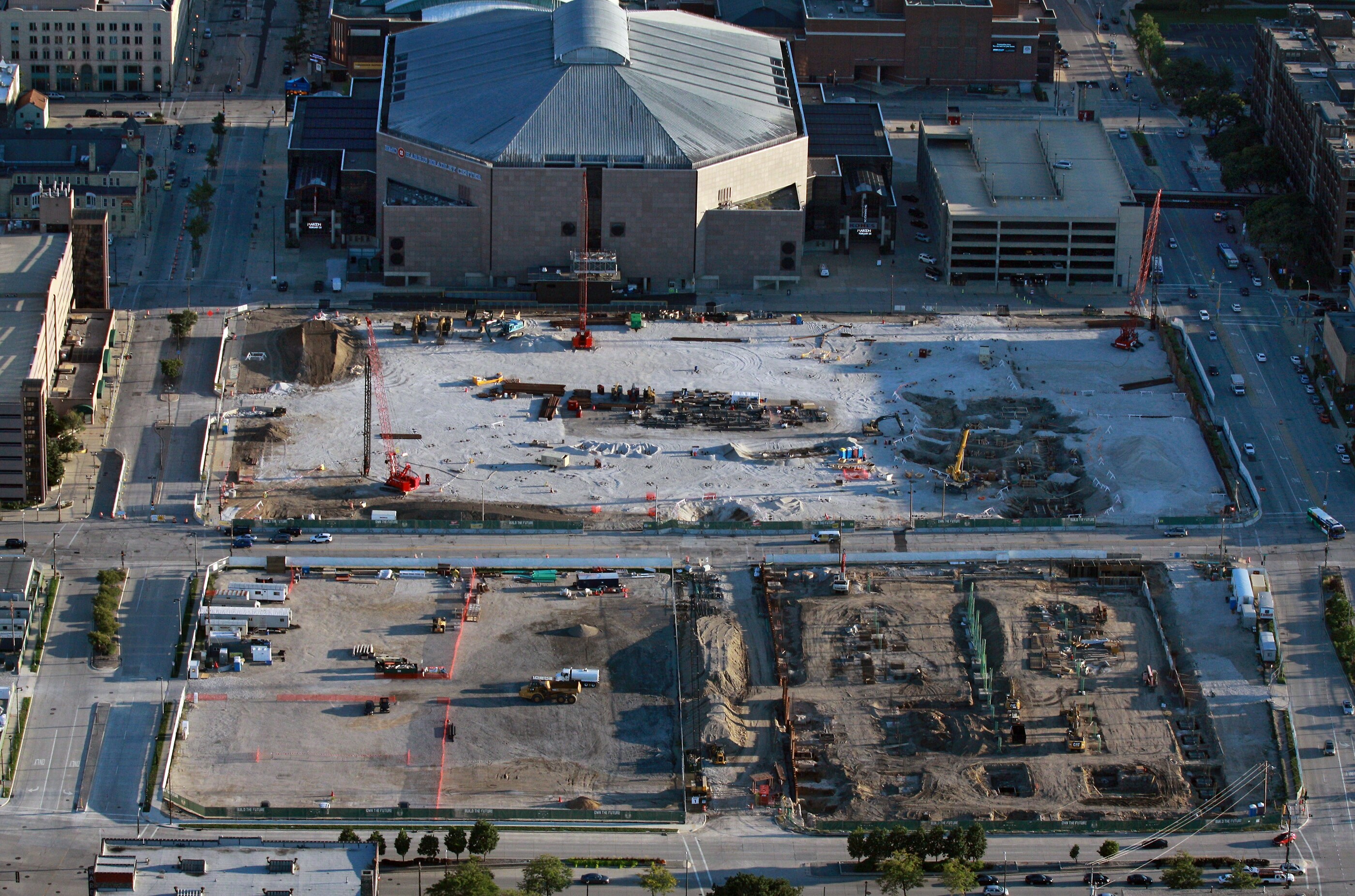 Aerial Progression of Fiserv Forum Photo Gallery | NBA.com