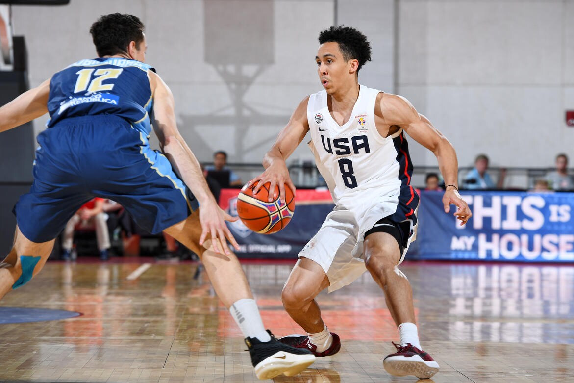 Travis Trice with USA Basketball | Milwaukee Bucks