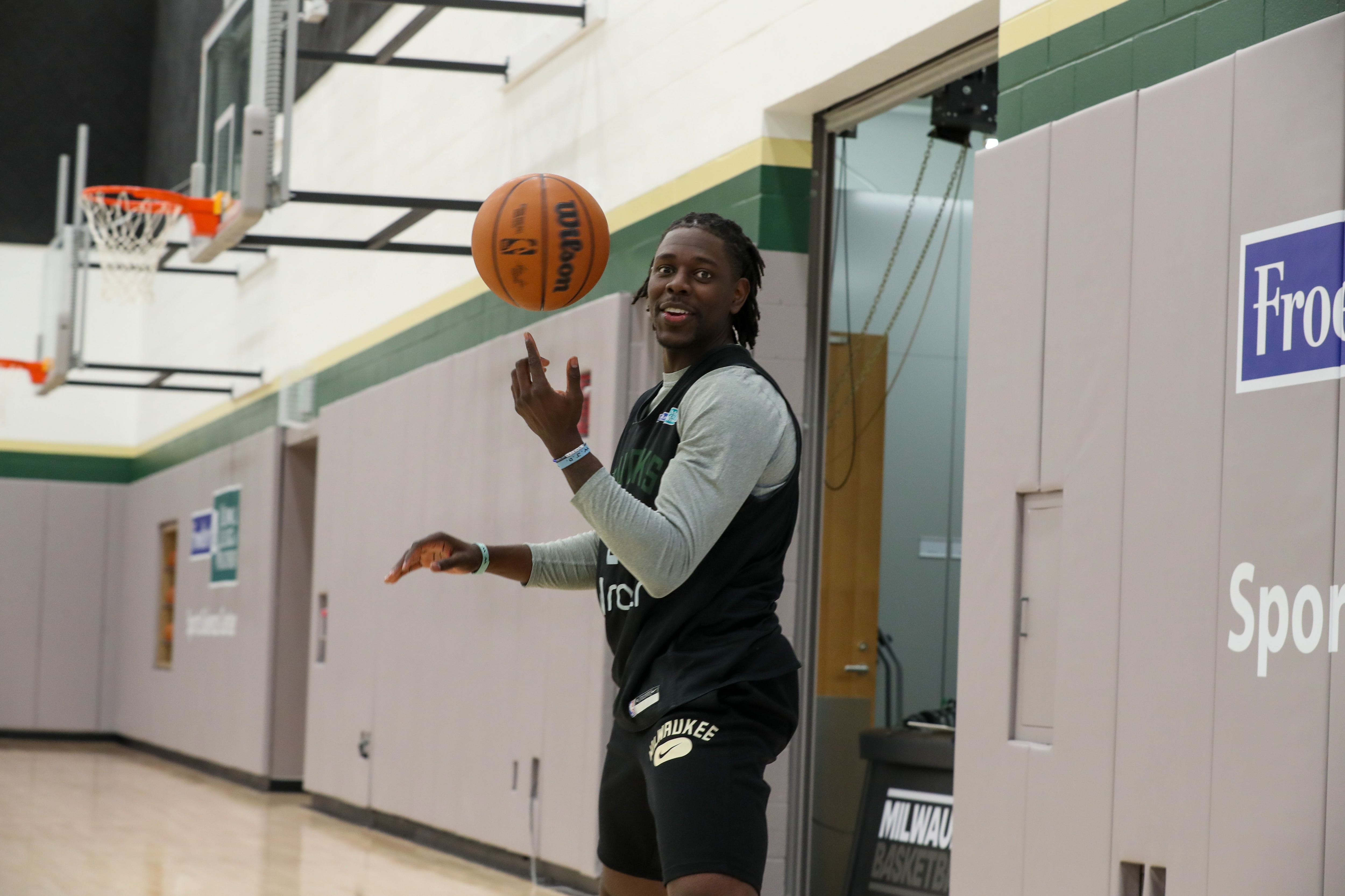 In Photos: Inside Serge Ibaka's First Bucks Practice Photo Gallery ...