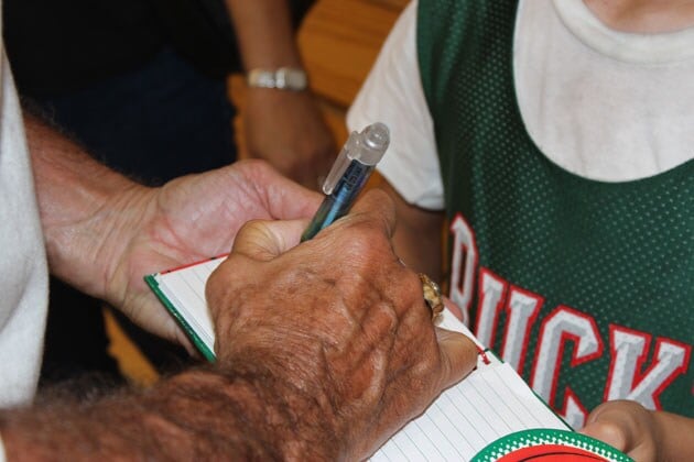 Jon McGlocklin Visits Bucks Basketball Camps Photo Gallery | NBA.com