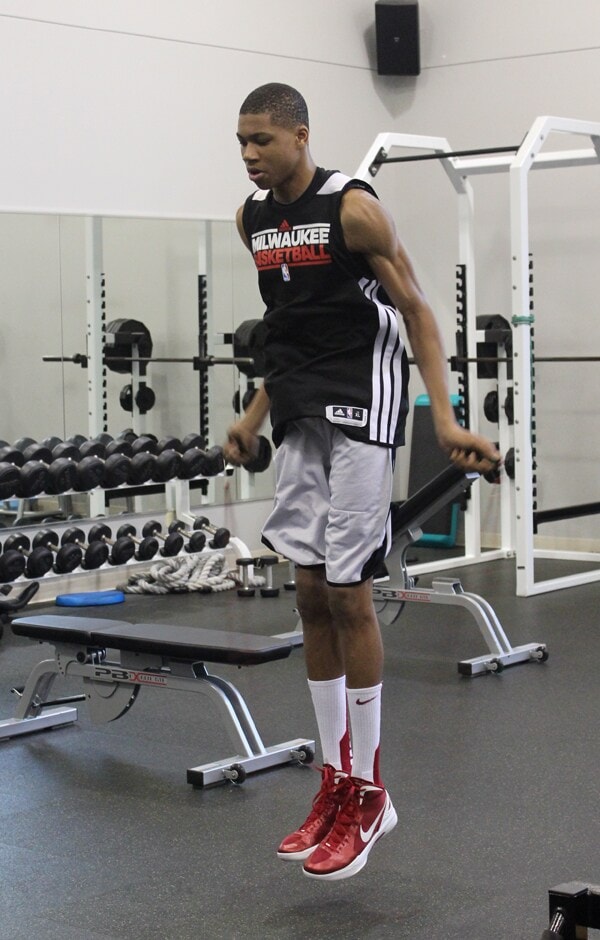 Giannis Antetokounmpo Workout - 8/1/13 | Milwaukee Bucks