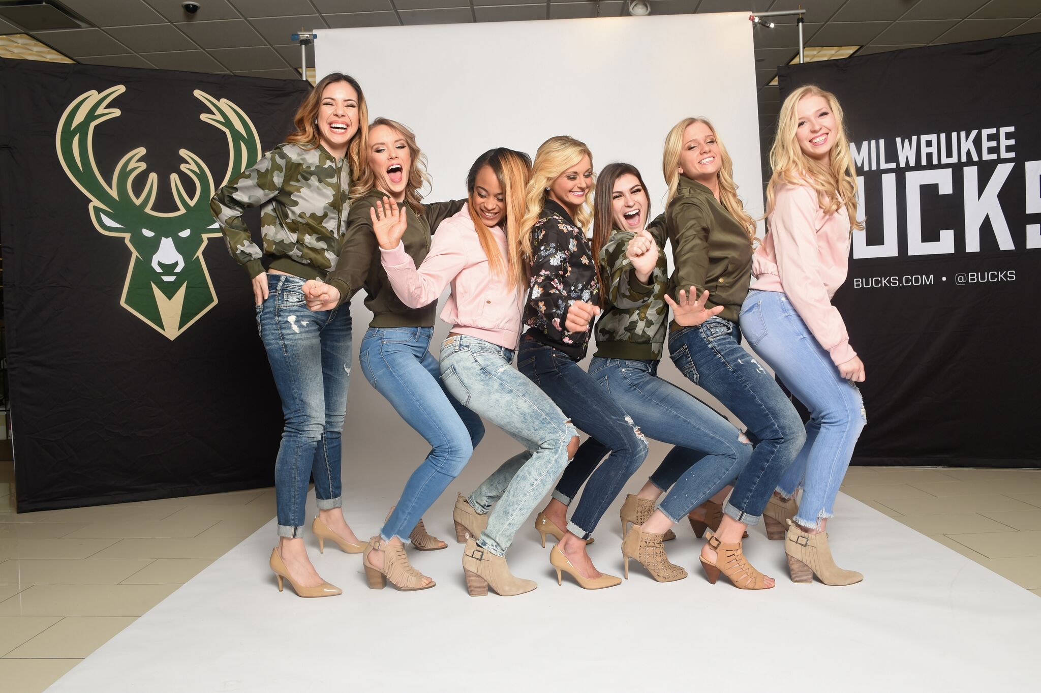 Bucks Dancers at Boston Store | Milwaukee Bucks