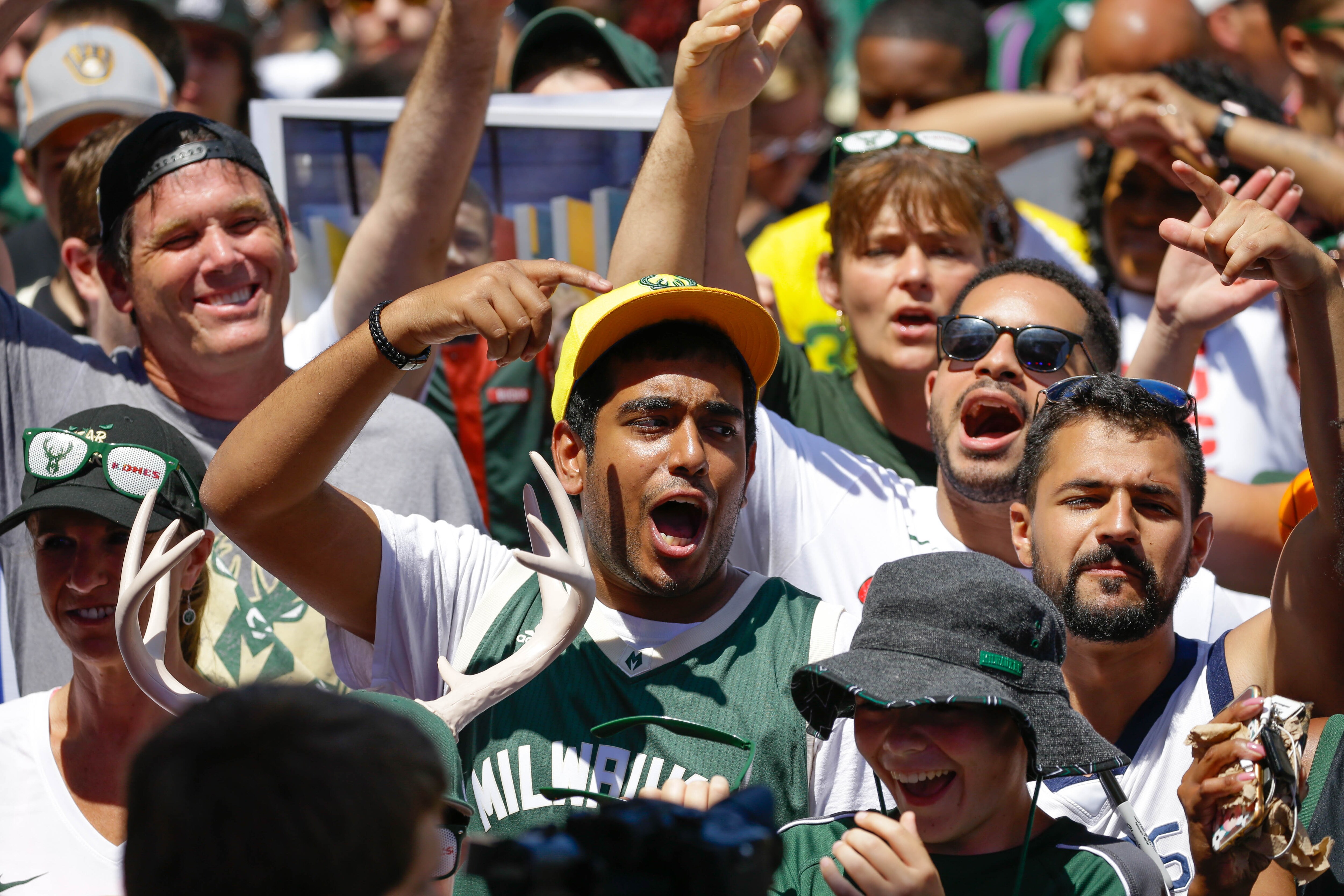 Fans Pack Plaza For MVP Celebration Photo Gallery | NBA.com
