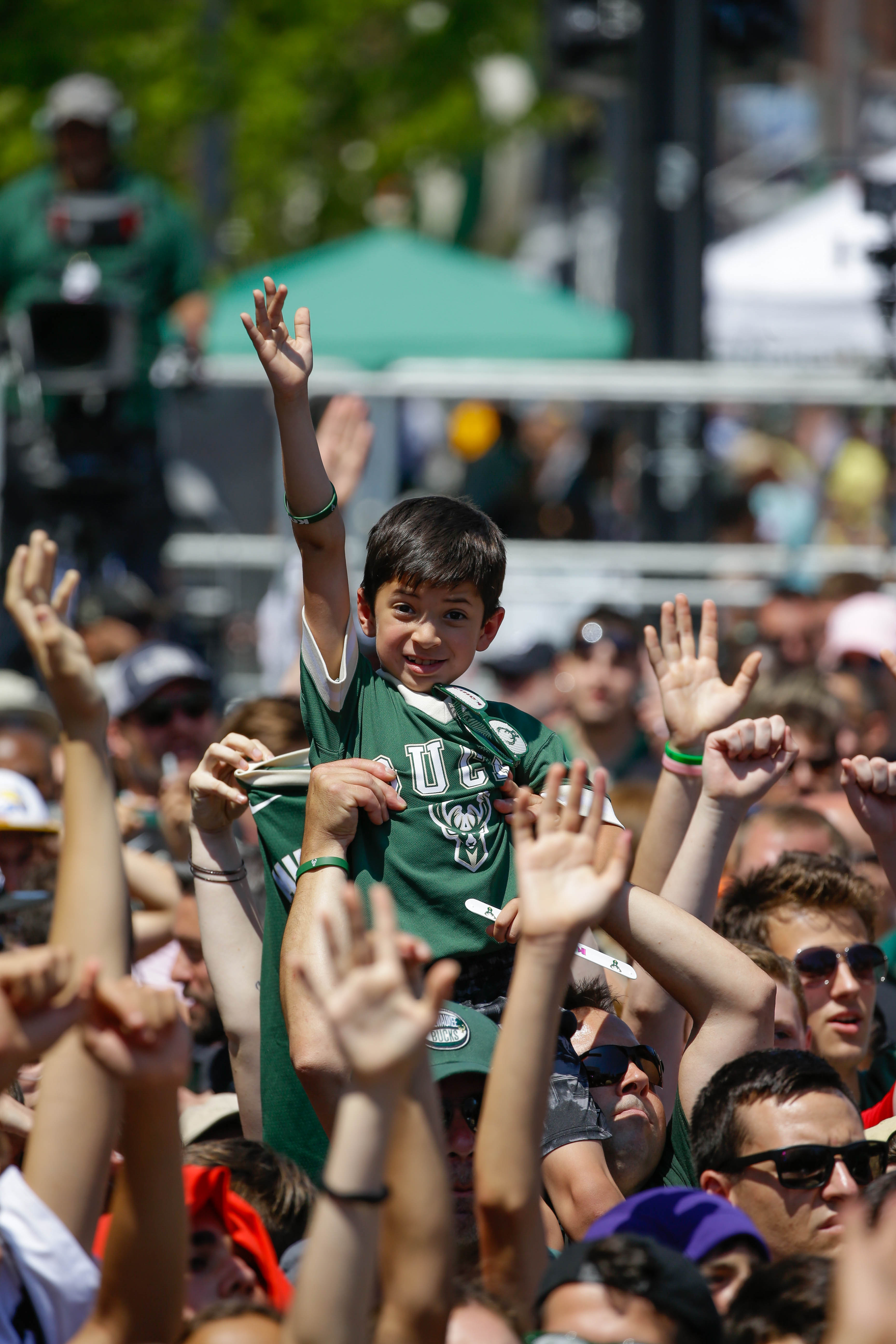 Fans Pack Plaza For MVP Celebration Photo Gallery | NBA.com