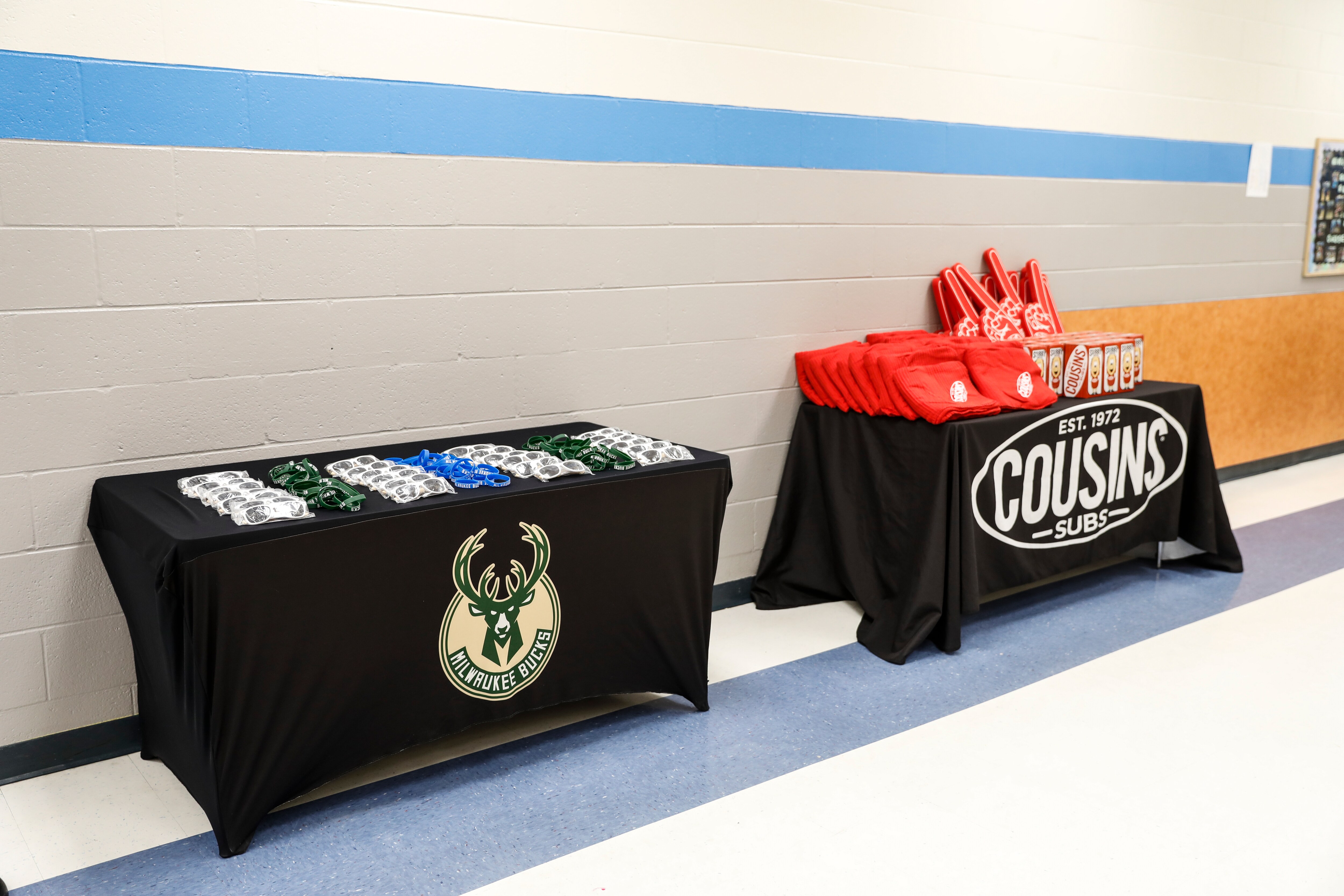 Bucks and Cousins Subs Surprise The Boys & Girls Club of Oshkosh Photo ...