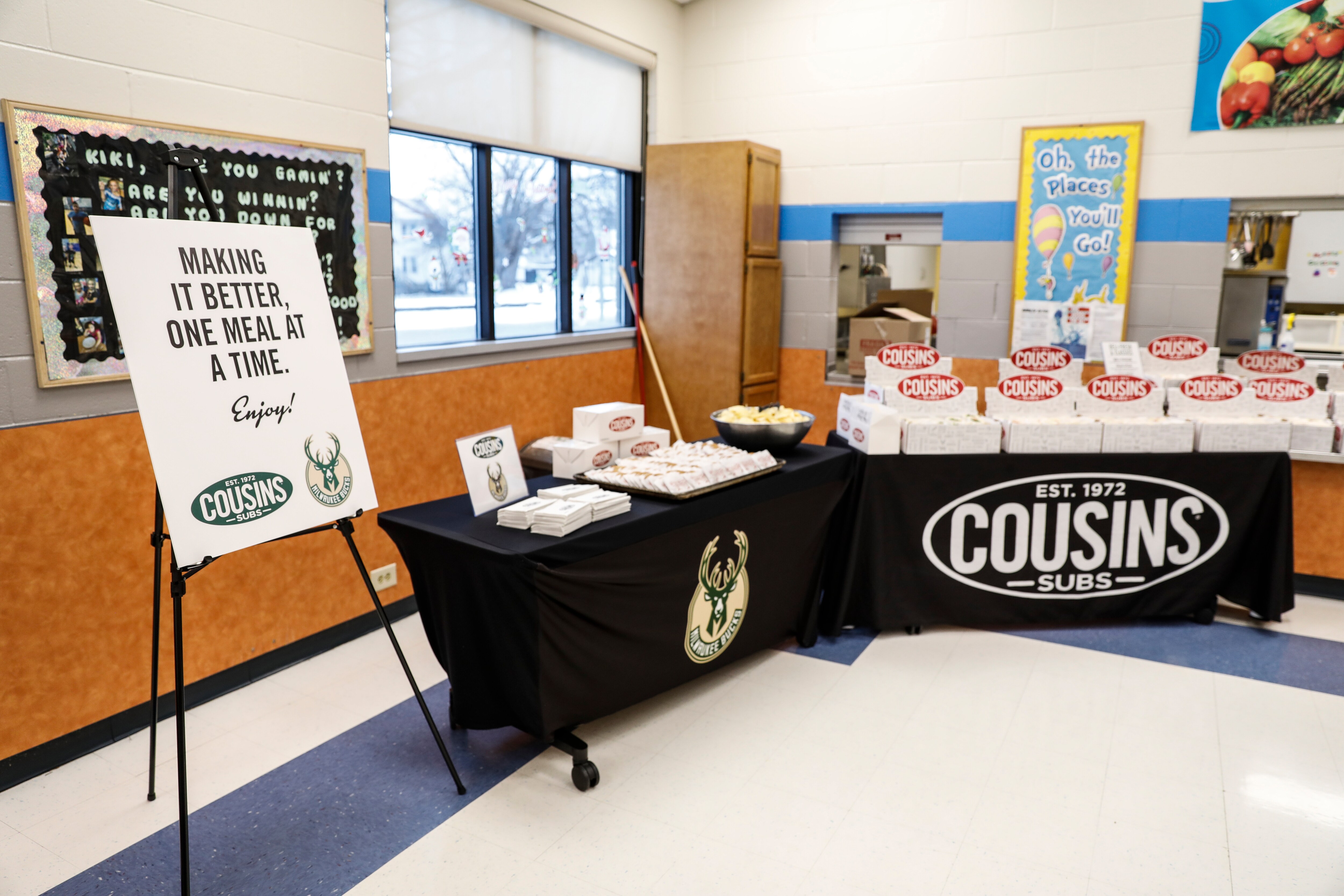 Bucks and Cousins Subs Surprise The Boys & Girls Club of Oshkosh Photo ...