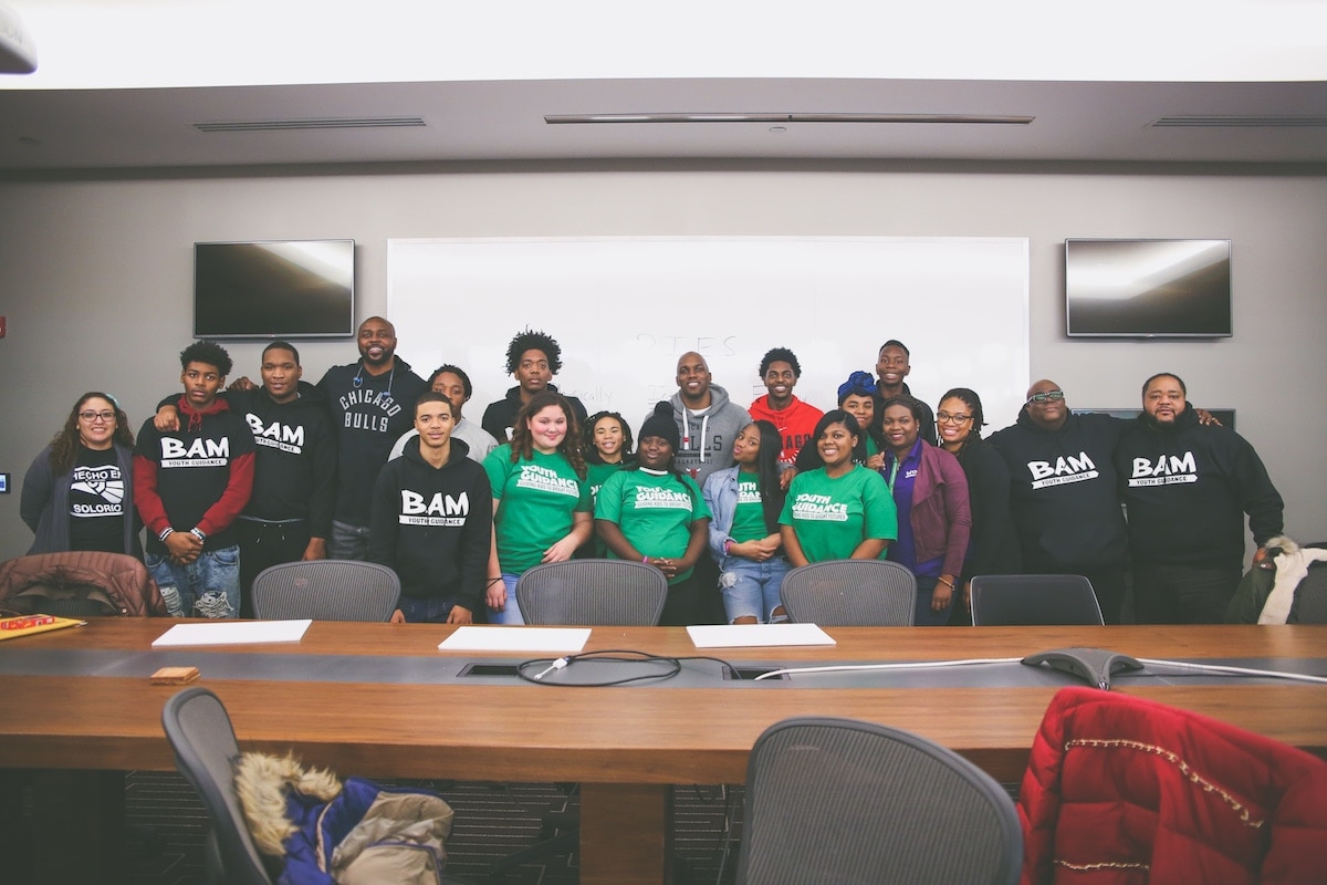 Chicago Bulls and Youth Guidance make vision boards in honor of Martin ...