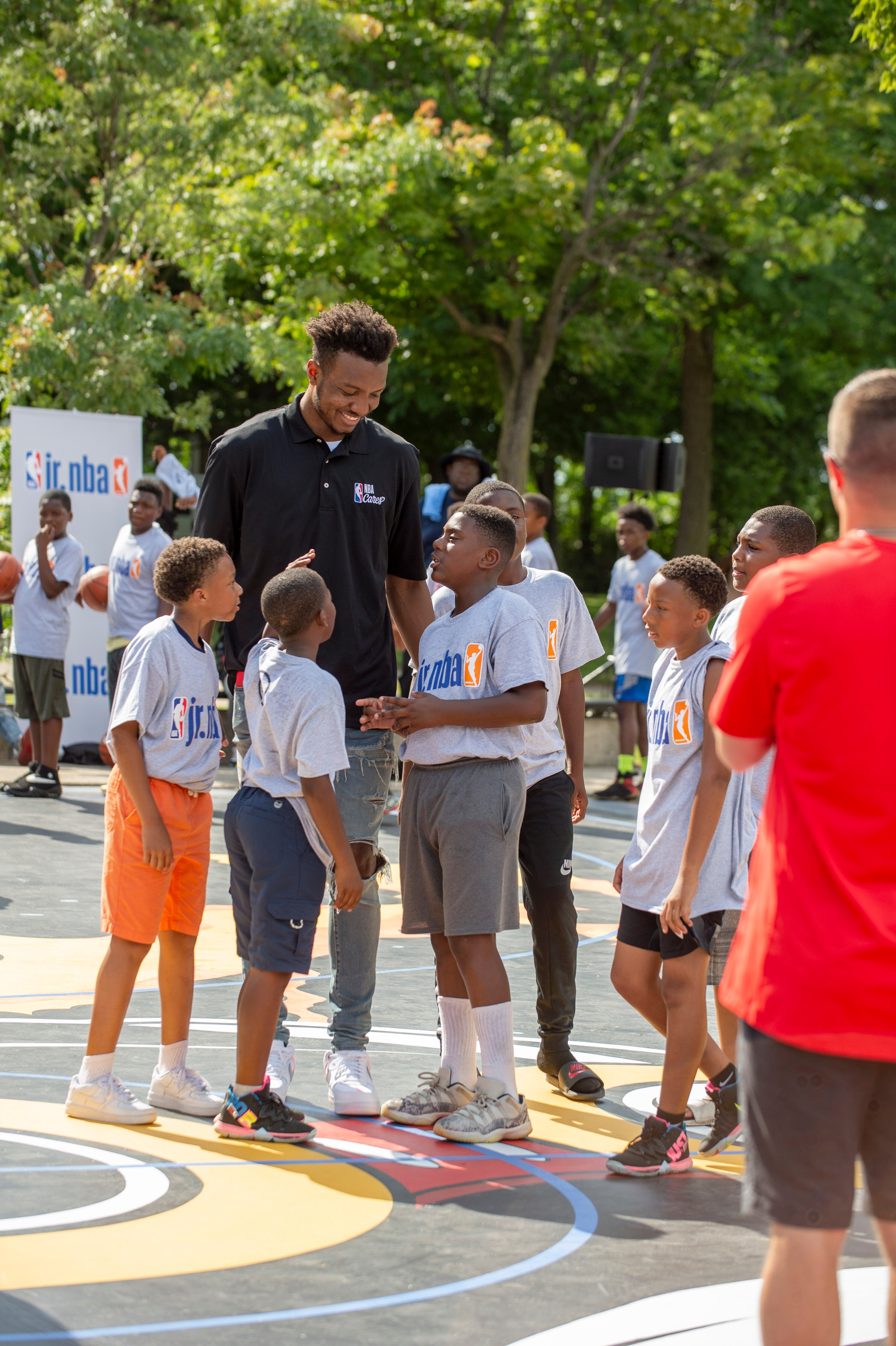 Wendell Carter Jr. Joins NBA Cares for Basketball Court Dedication ...