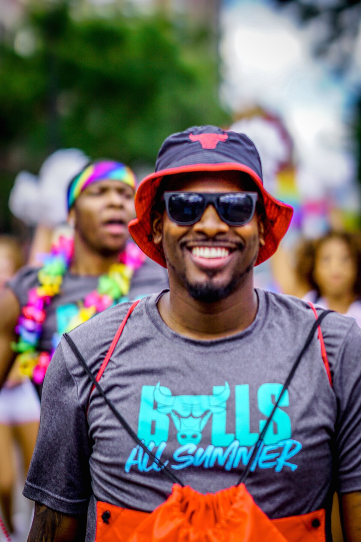 Chicago Bulls Entertainers Walk in Chicago Pride Parade | Chicago Bulls