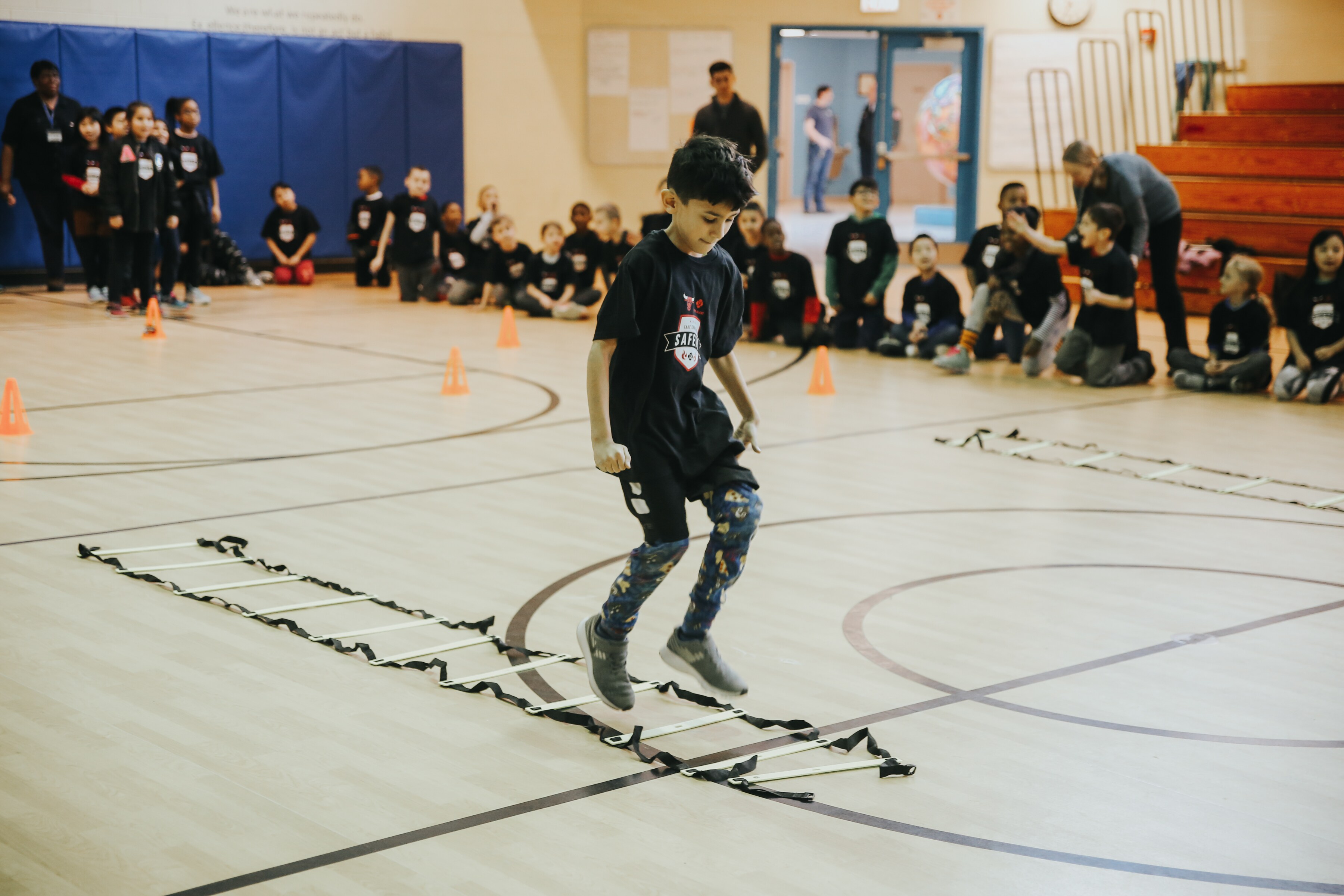 Bulls and First Alert Team Up To Teach Students Fire Safety Photo ...