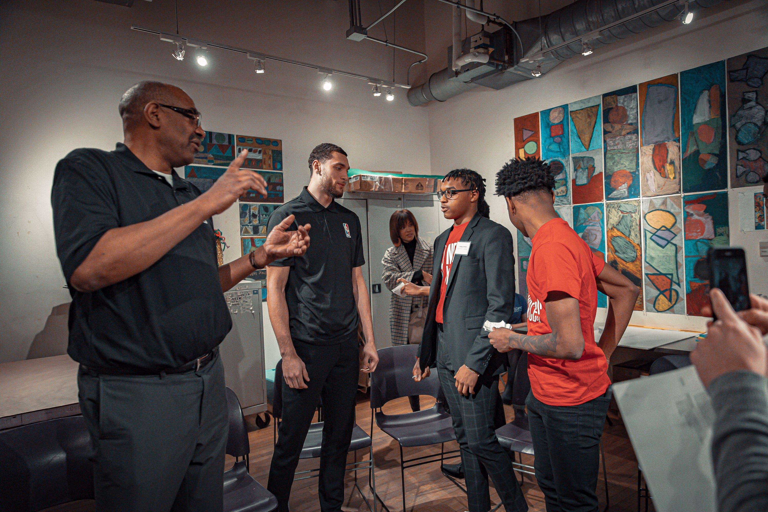 Photo Gallery: Zach LaVine attends NBA Voices Youth Summit Photo ...