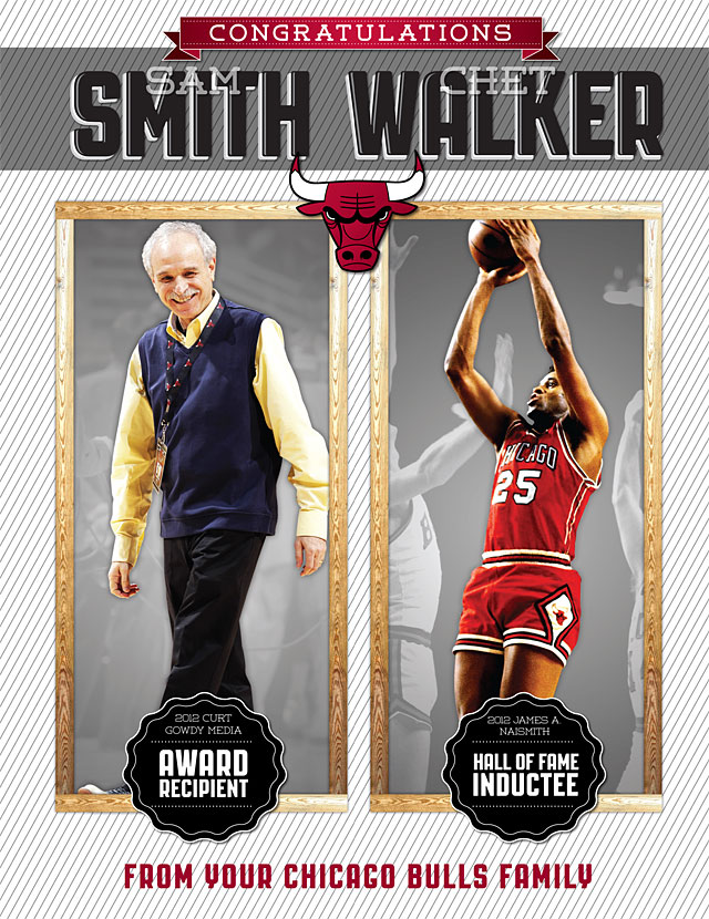 2012 Hall of Fame: Bulls congratulate Sam Smith (Curt Gowdy Media Award ...