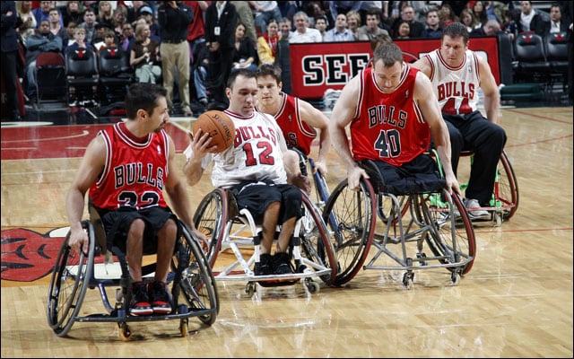 Two members of the Chicago Wheelchair Bulls to take center court at NBA ...