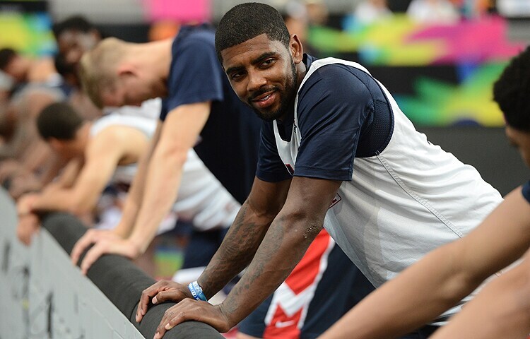 USA Behind-the-Scenes w/ Kyrie Irving Photo Gallery | NBA.com