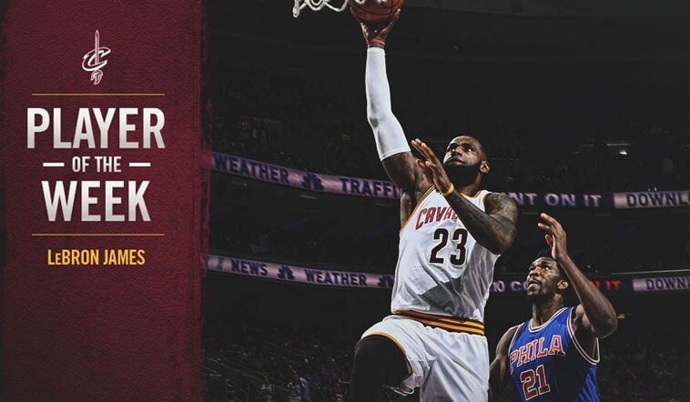 LBJ Named East Player of the Week for Record 55th Time | Cleveland ...