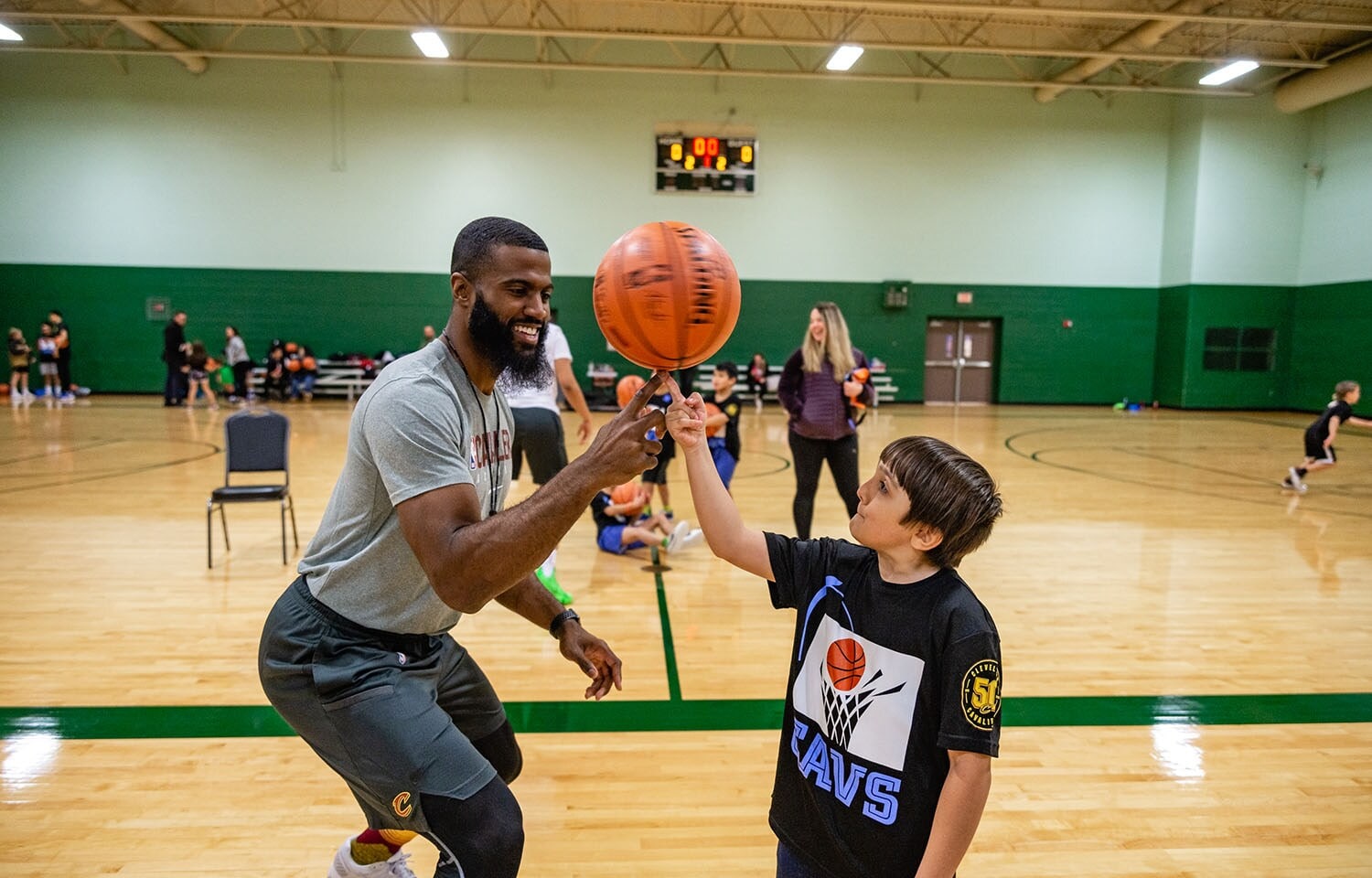 Kevin Porter Jr. Surprises Cavs Academy Kids in Strongsville Photo ...