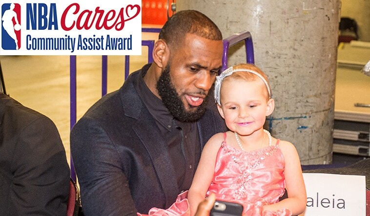 LeBron James Named Nominee for Seasonlong NBA Cares Community Assist ...