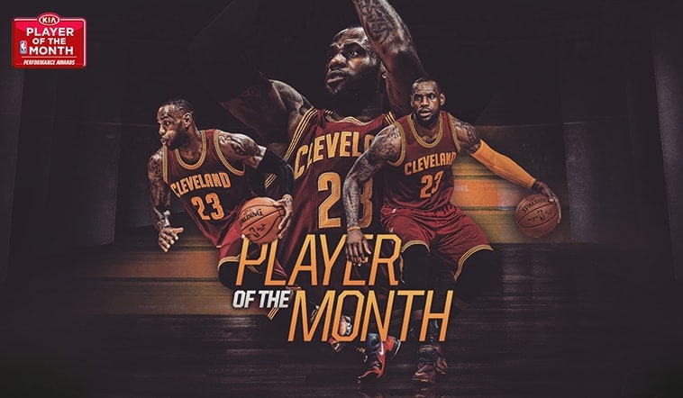 LeBron James Named Kia NBA Eastern Conference Player of the Month ...