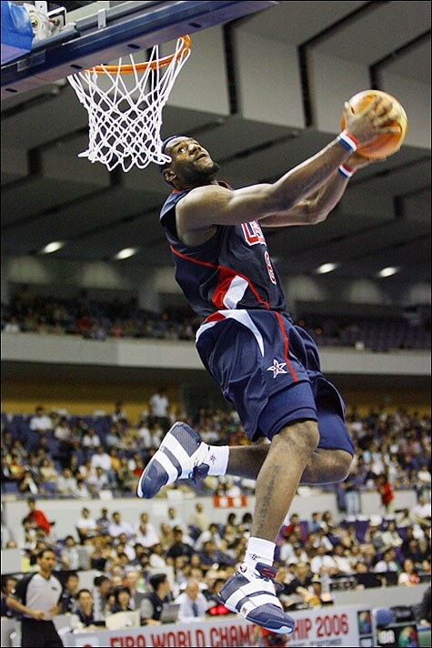 LBJ Team USA versus Slovenia-August 22, 2006 | Cleveland Cavaliers