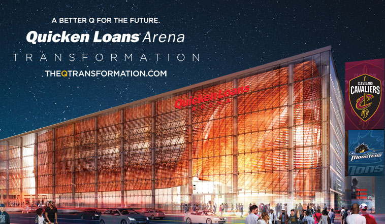 Initial Phase of Construction on Quicken Loans Arena | Cleveland Cavaliers
