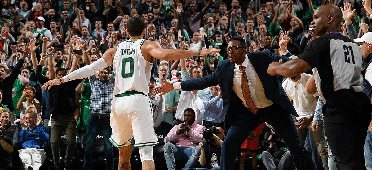 Tatum, Boosted by Pierce’s Spirit, Helps Lead Comeback Over Bucks | NBA.com