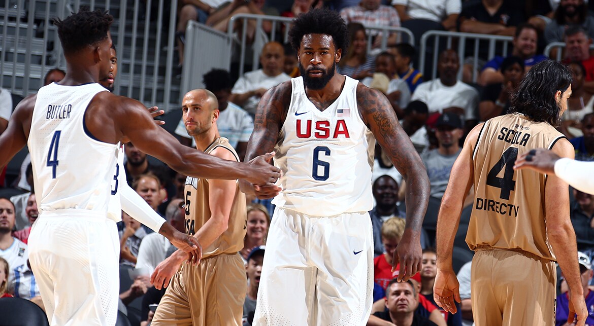 Jordan Gets First Taste Of USA Action Vs. Argentina | LA Clippers