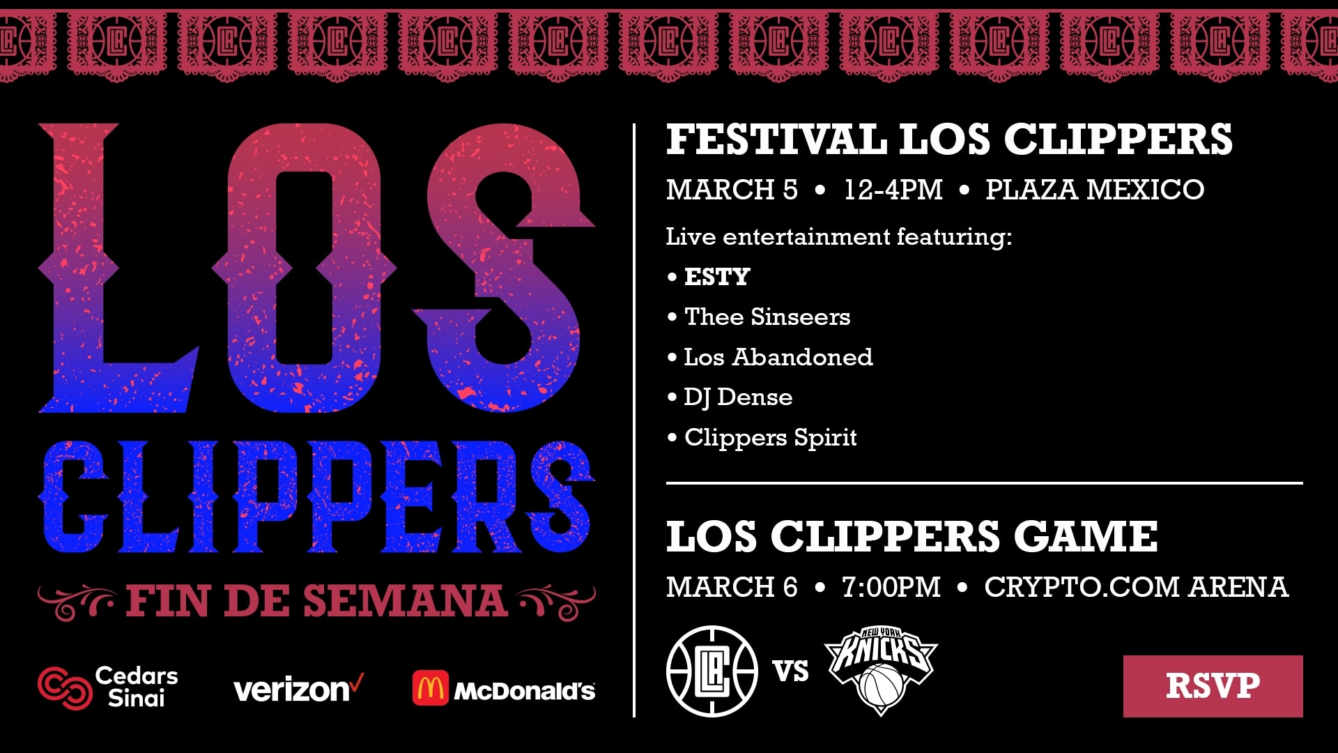 Join Us for Los Clippers Weekend, March 5-6 | LA Clippers