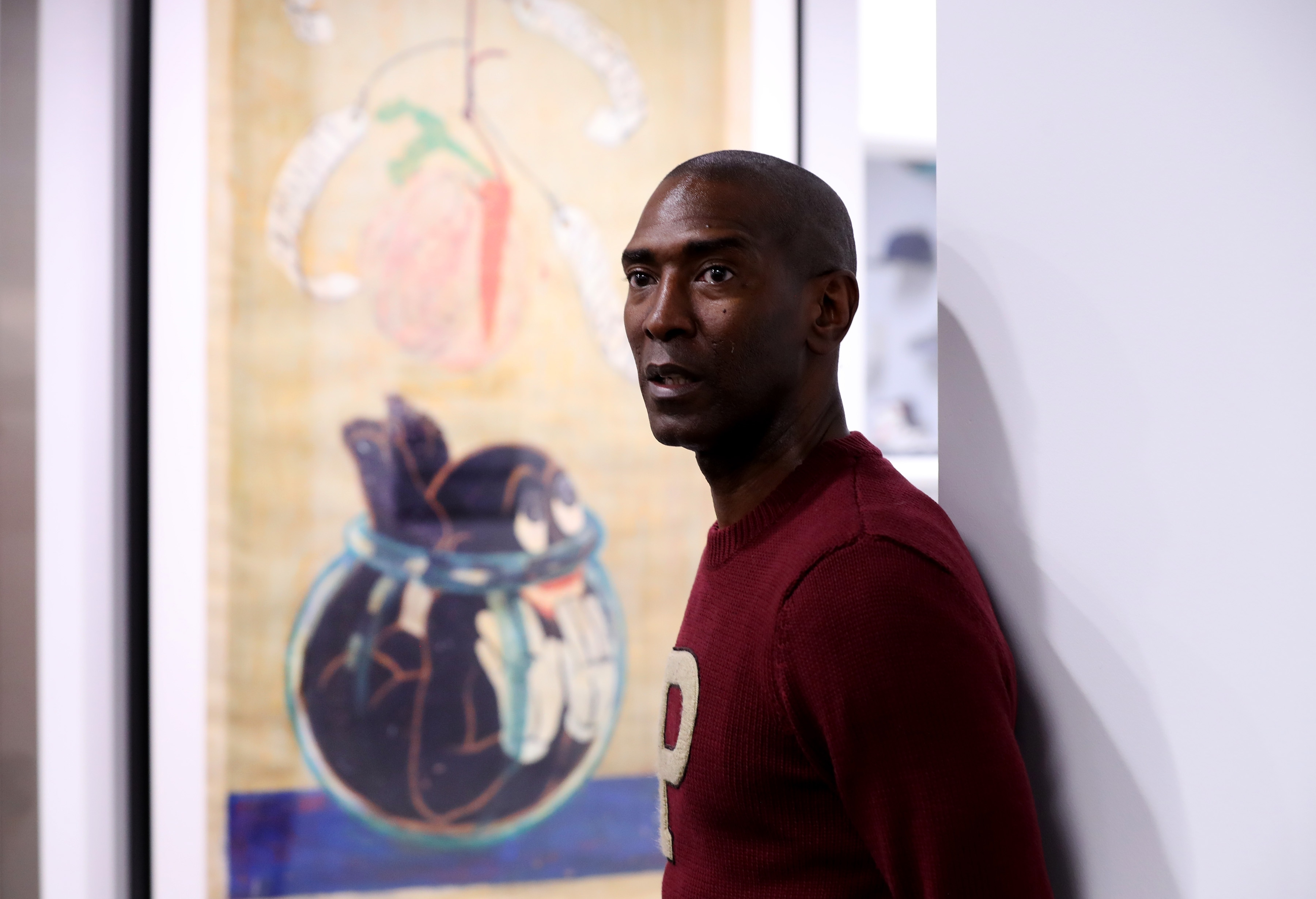 Elliot Perry showcases African-American art in Grizzlies players lounge ...