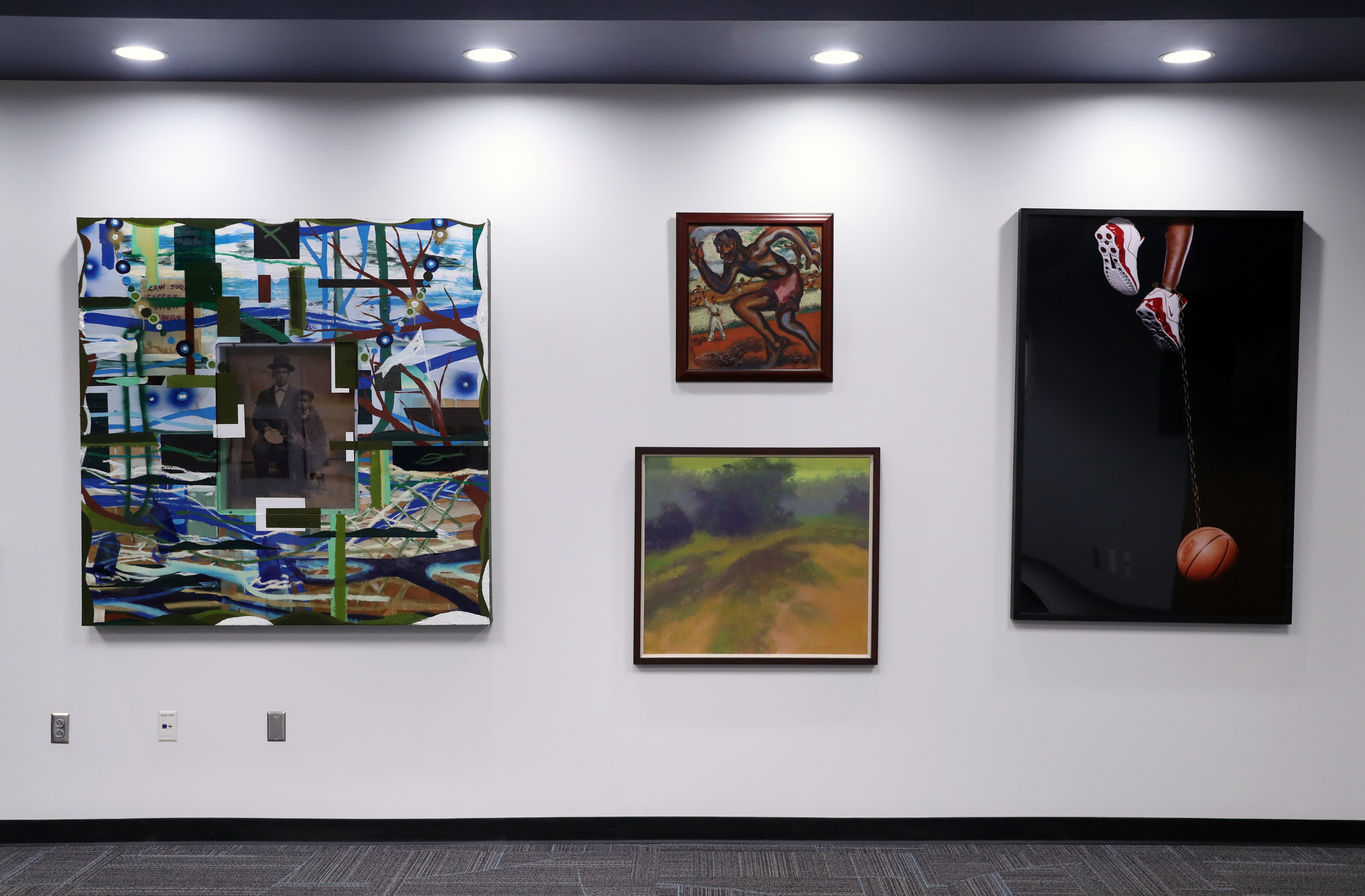Elliot Perry showcases African-American art in Grizzlies players lounge ...