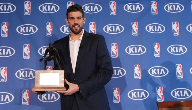 Memphis Marc Gasol wins 2012-13 KIA NBA Defensive Player of the Year ...
