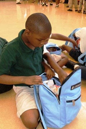 Food for Kids Backpack Program Tips-Off at St. Patrick’s Elementary ...