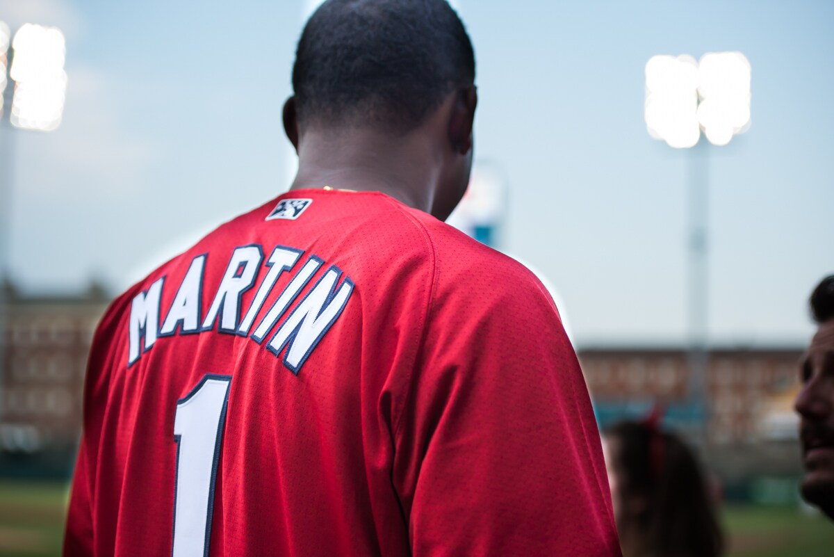 Jarell Martin's first pitch at Redbirds game Photo Gallery | NBA.com