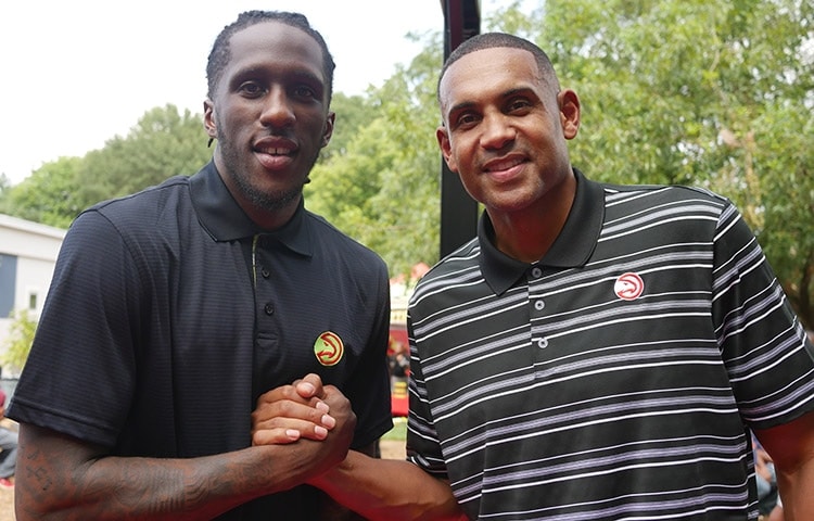 Hawks Unveil Court at Brand New At-Promise Youth Center | Atlanta Hawks