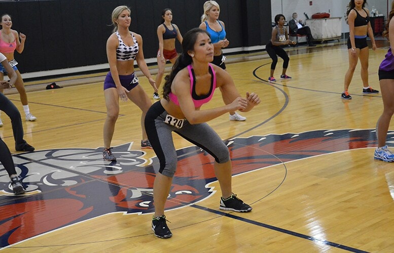2014 Cheerleader Finalists Workoutpractice Atlanta Hawks 2798