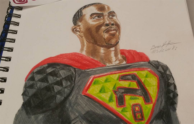 This Instagram User Has Sketched Some Crazy Awesome Hawks Fan Art ...