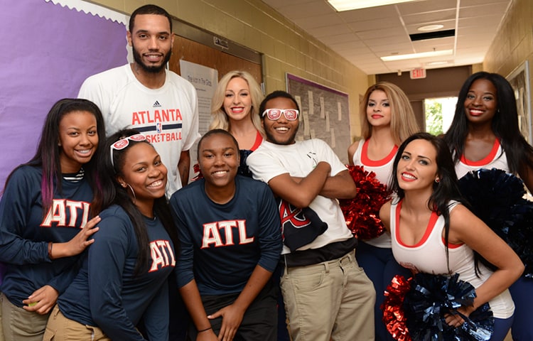 Hawks Surprise Miller Grove High School with Open Practice | Atlanta Hawks