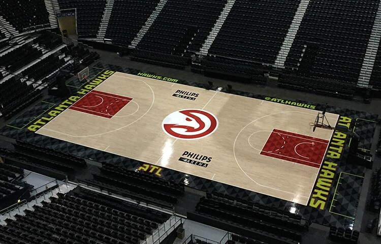 Here Are The First Photos Of The New Hawks Court | Atlanta Hawks