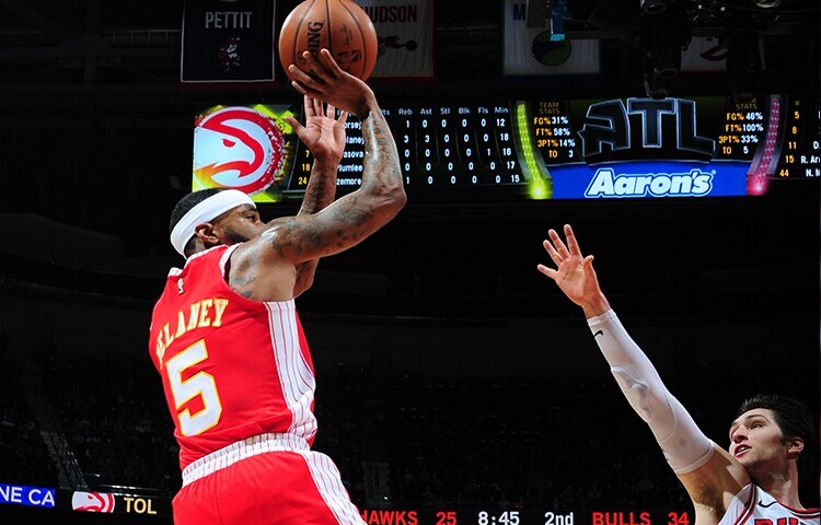 Top Photos of the 2017-18 Season: Malcolm Delaney | Atlanta Hawks