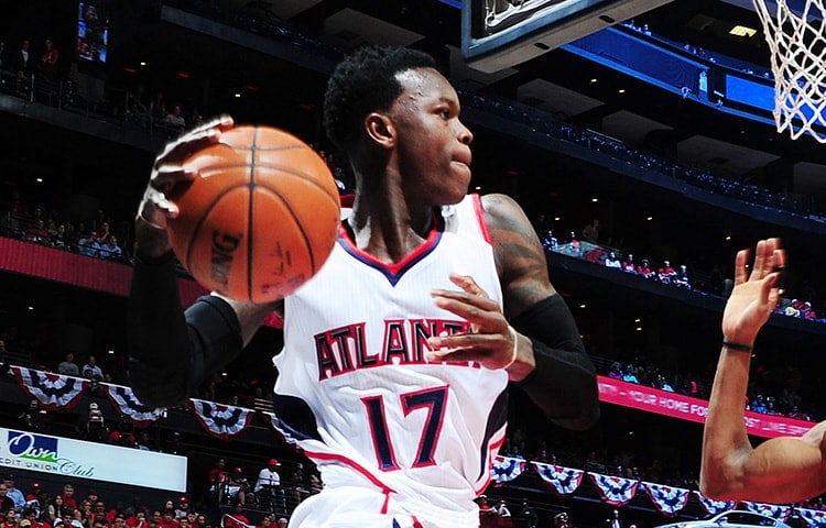 Dennis Schröder With The Mother of All Trick Shots | NBA.com