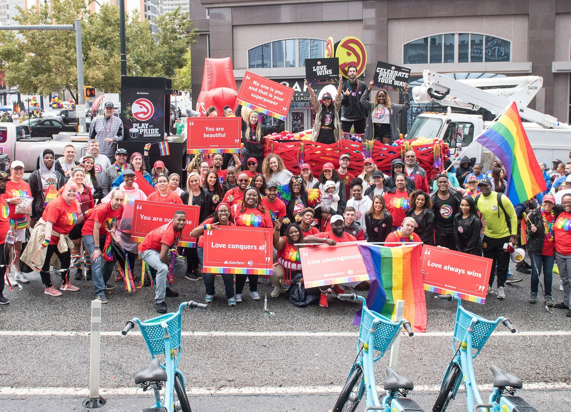 Hawks Participate in 49th Annual Atlanta Pride Parade Photo Gallery ...