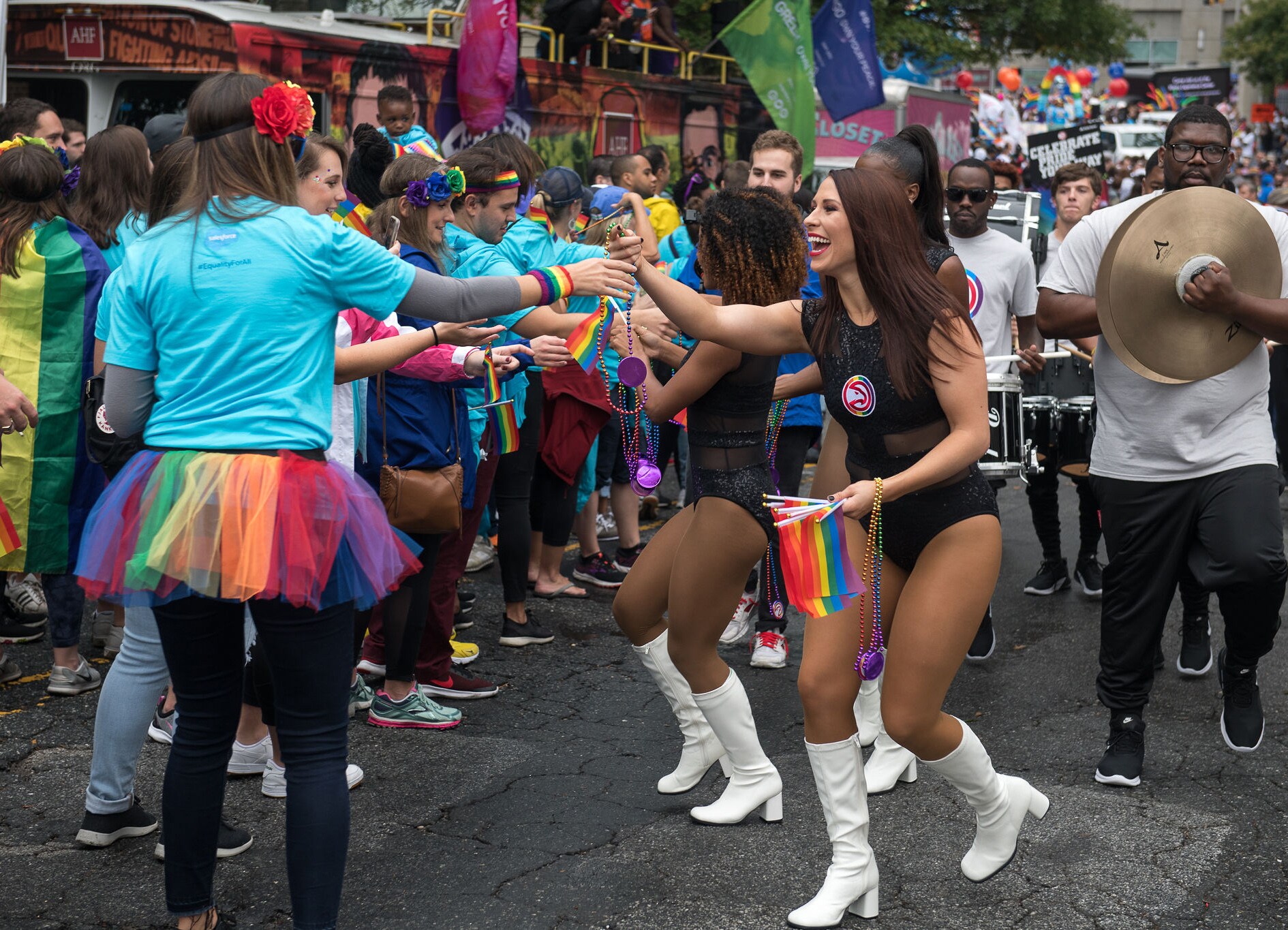 Hawks Participate in 49th Annual Atlanta Pride Parade Photo Gallery ...