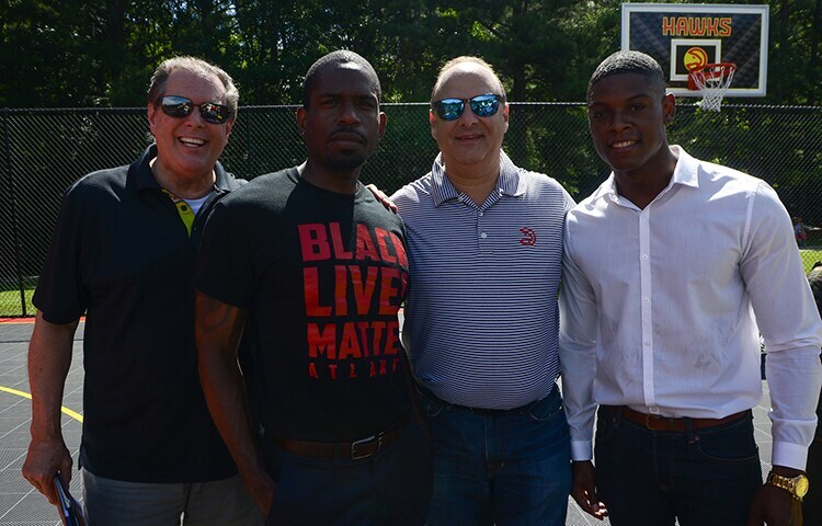 Hawks Join Community For 11th Court Dedication at Creel Park | Atlanta ...